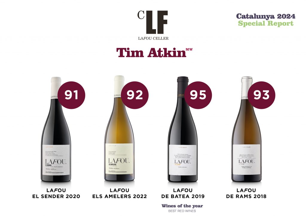 Tim Atkin MW awards 95 points to LaFou de Batea 2019, placing it in the ...
