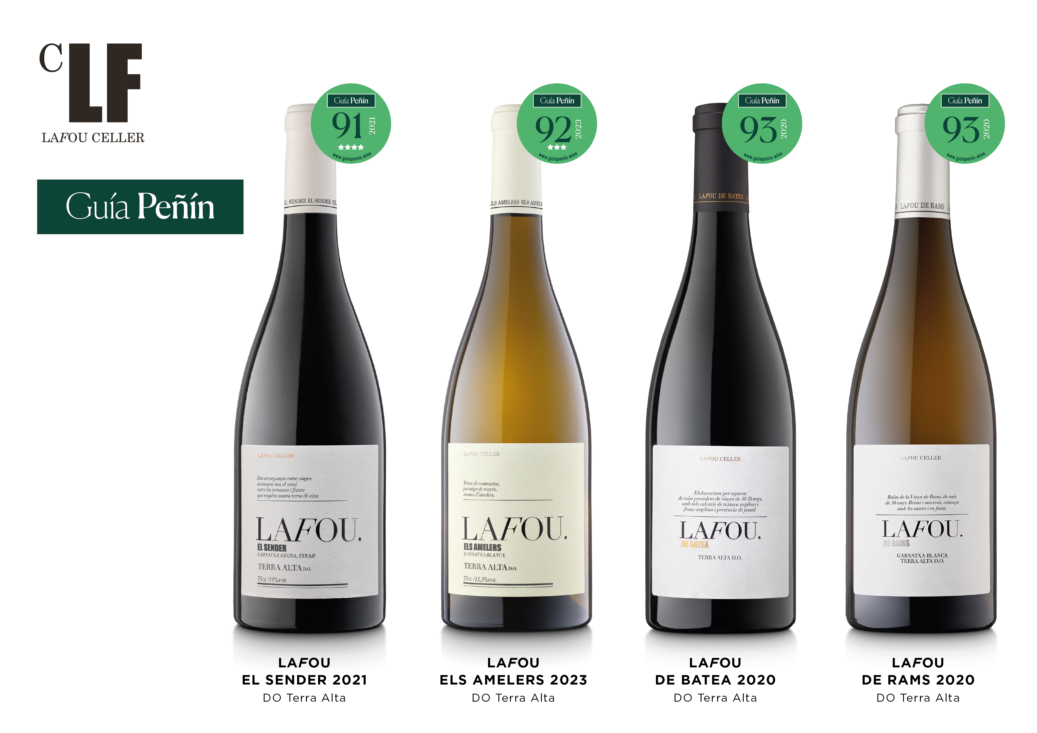 LaFou de Batea and de Rams score 93 points in the Guía Peñín 2026 - La Fou